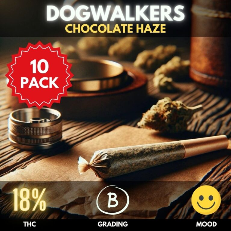Dogwalker Mini Joint - Chocolate Haze (10 Pack) | Medical Cannabis ...